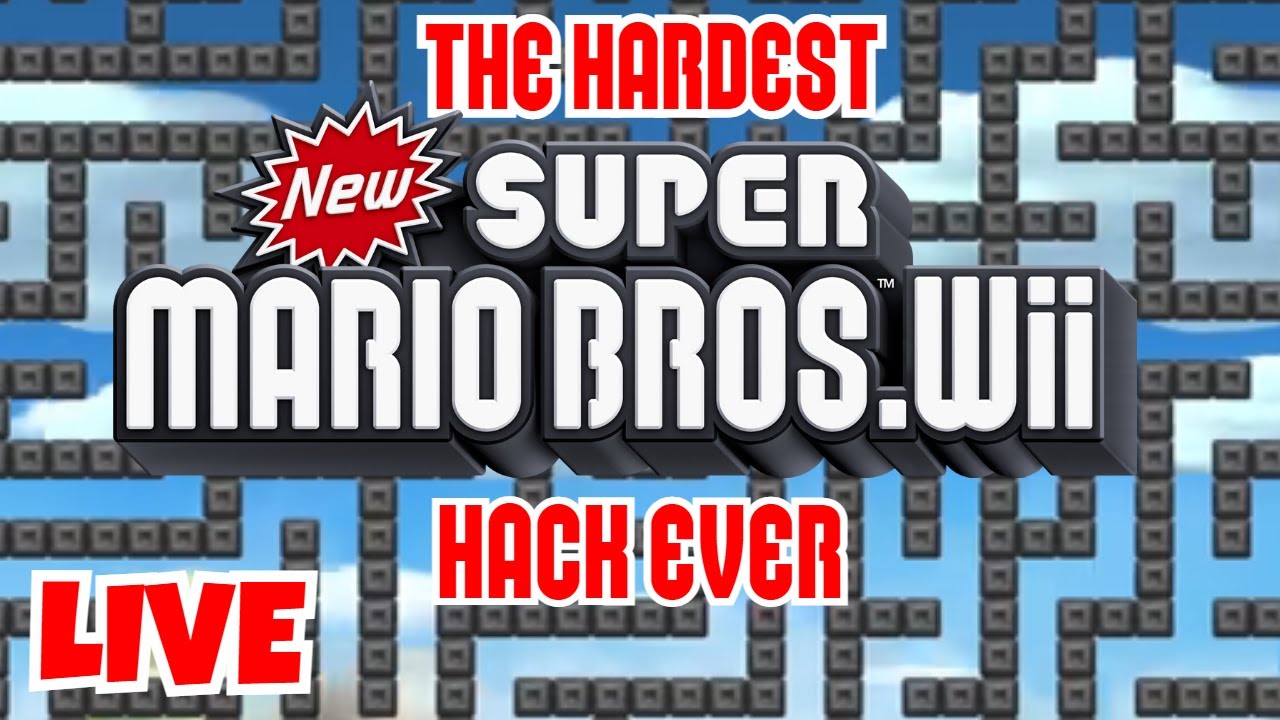 PLAYING @MayroSMM 's NIGHTMARE ROM HACK! • New Super Mario Bros. Wii ...