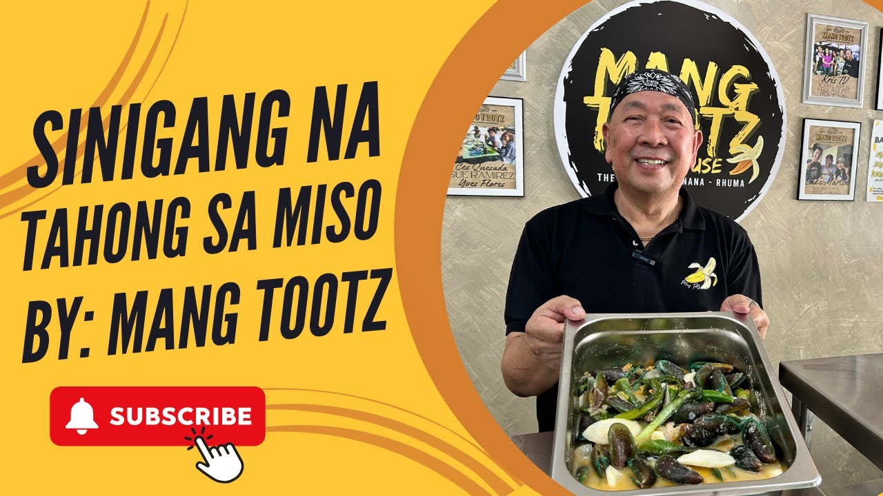 MANG TOOTZ ORIGINAL SINIGANG NA TAHONG SA MISO | SIMPLENG ULAM RECIPE ...