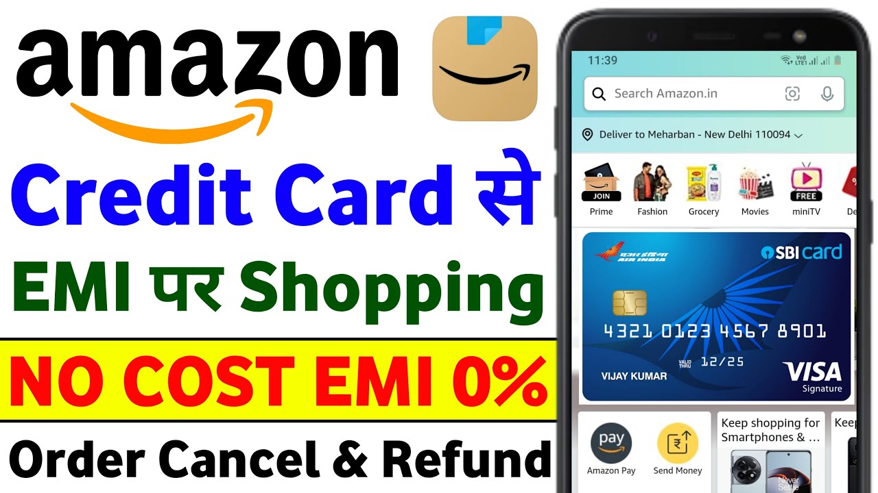 Credit Card Se EMI Par Shopping Kaise Kare Amazon | Amazon No Cost EMI ...