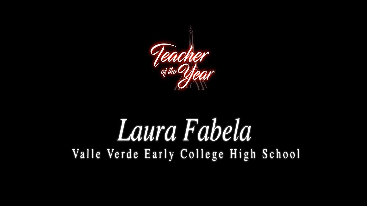 Mrs. Laura Fabela, 2017-2018 YISD Teacher of The Year-Valle Verde Early ...