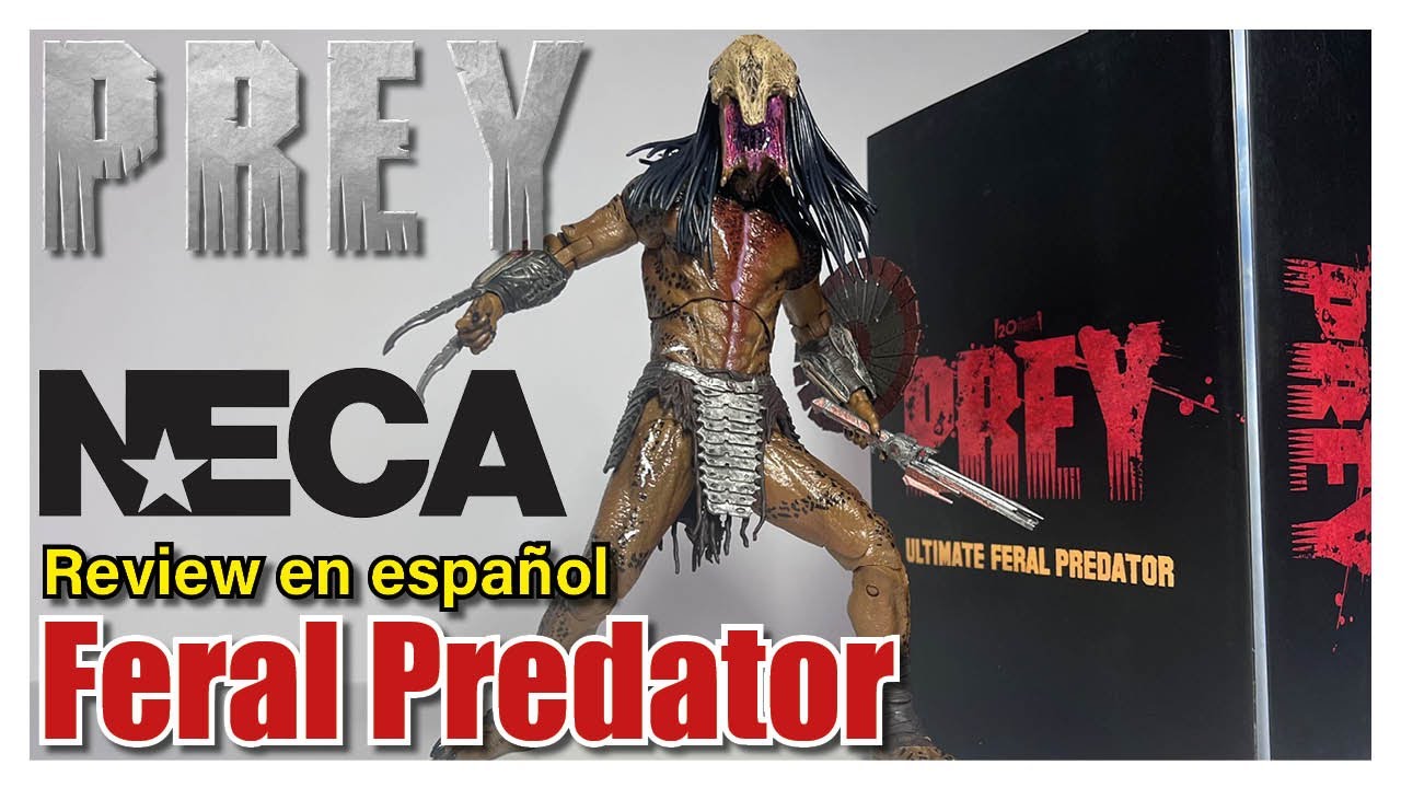 NECA Ultimate Feral Predator - Prey | Review en español - YouTube