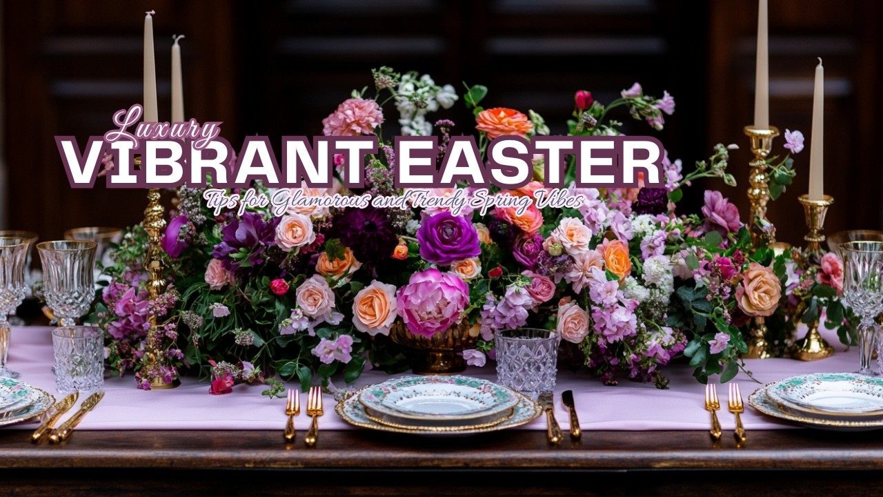 Luxury Vibrant Easter Decoration Tips for Glamorous and Trendy Spring ...