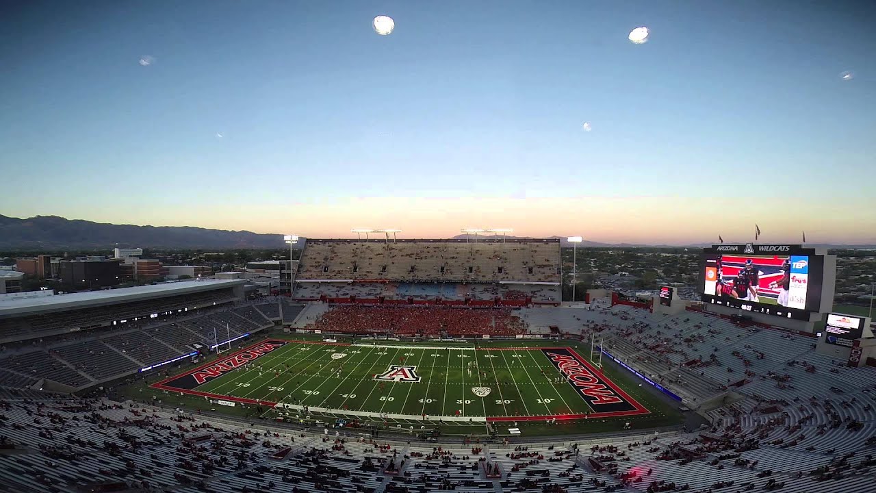 Watch Arizona Stadium fill up in time lapse - YouTube