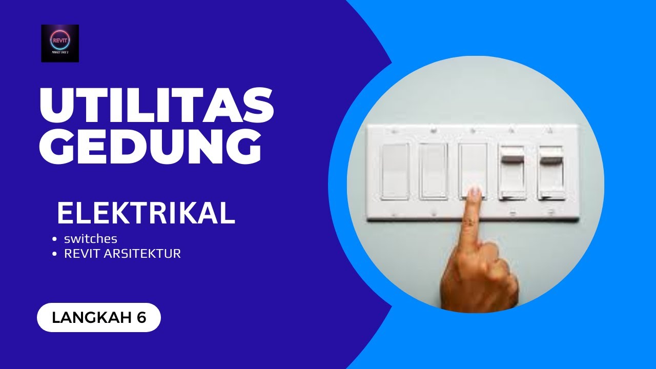06 Elektrikal Rumah Tipe 45 Circuit Saklar Lampu - YouTube