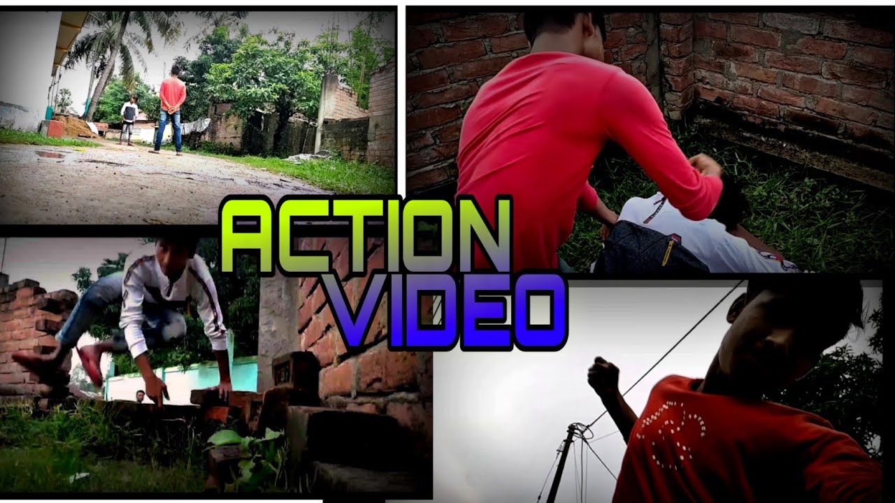 first time action video please support YouTube all user telling action ...