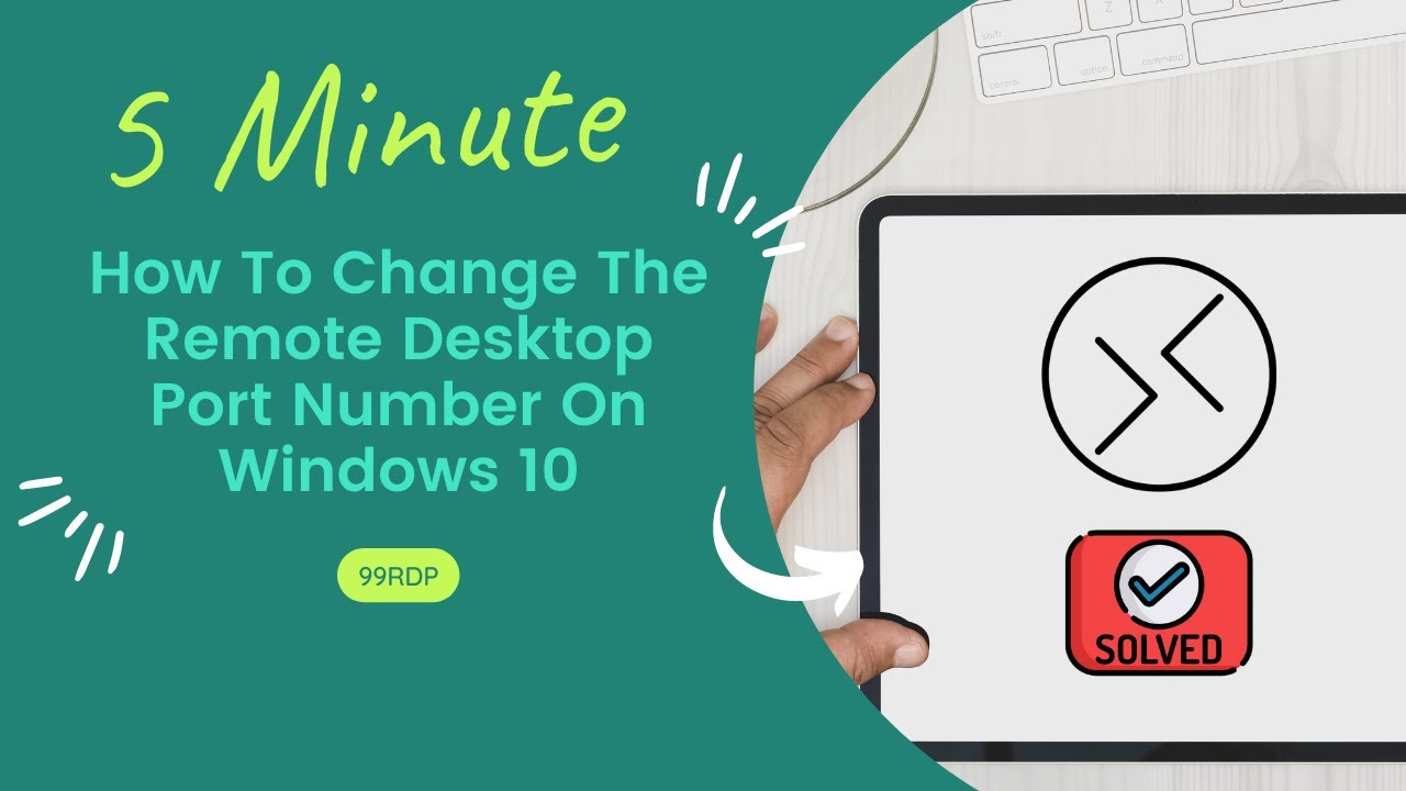 How To Change The Remote Desktop Port Number On Windows 10 - YouTube