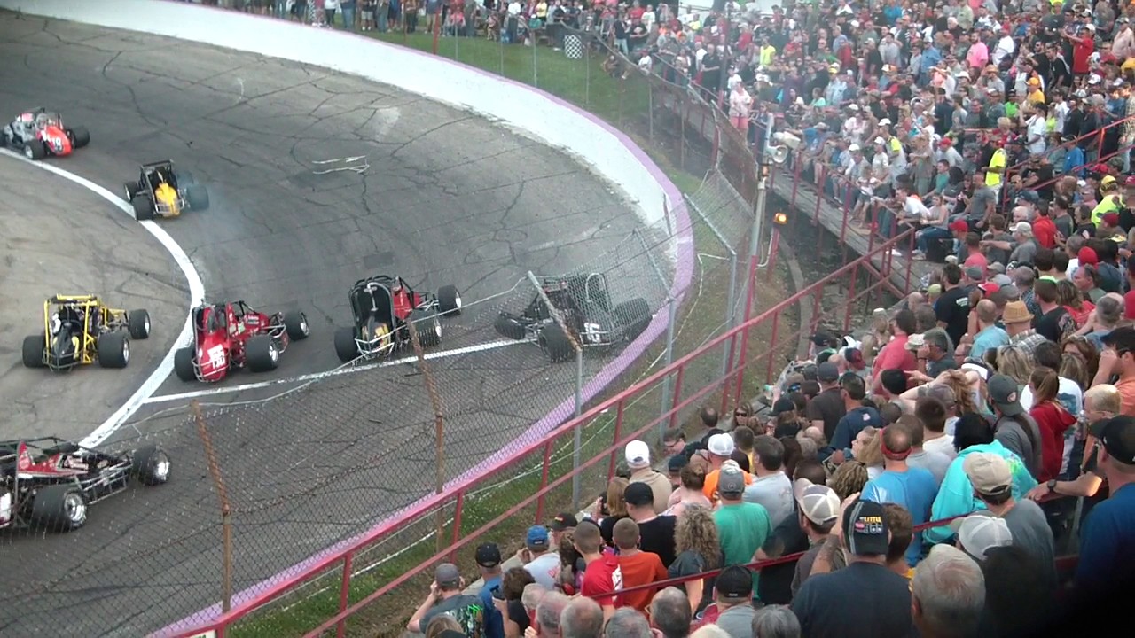 HUGE 2017 Little 500 crash - Nemire in the wall hard - YouTube