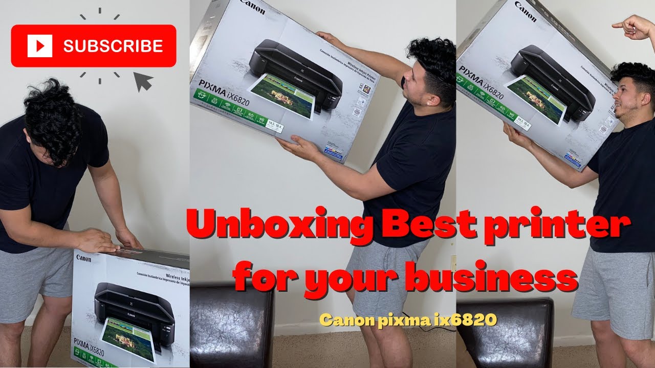 Unboxing best printer for your business | Printing with Pixma ix6820 ...