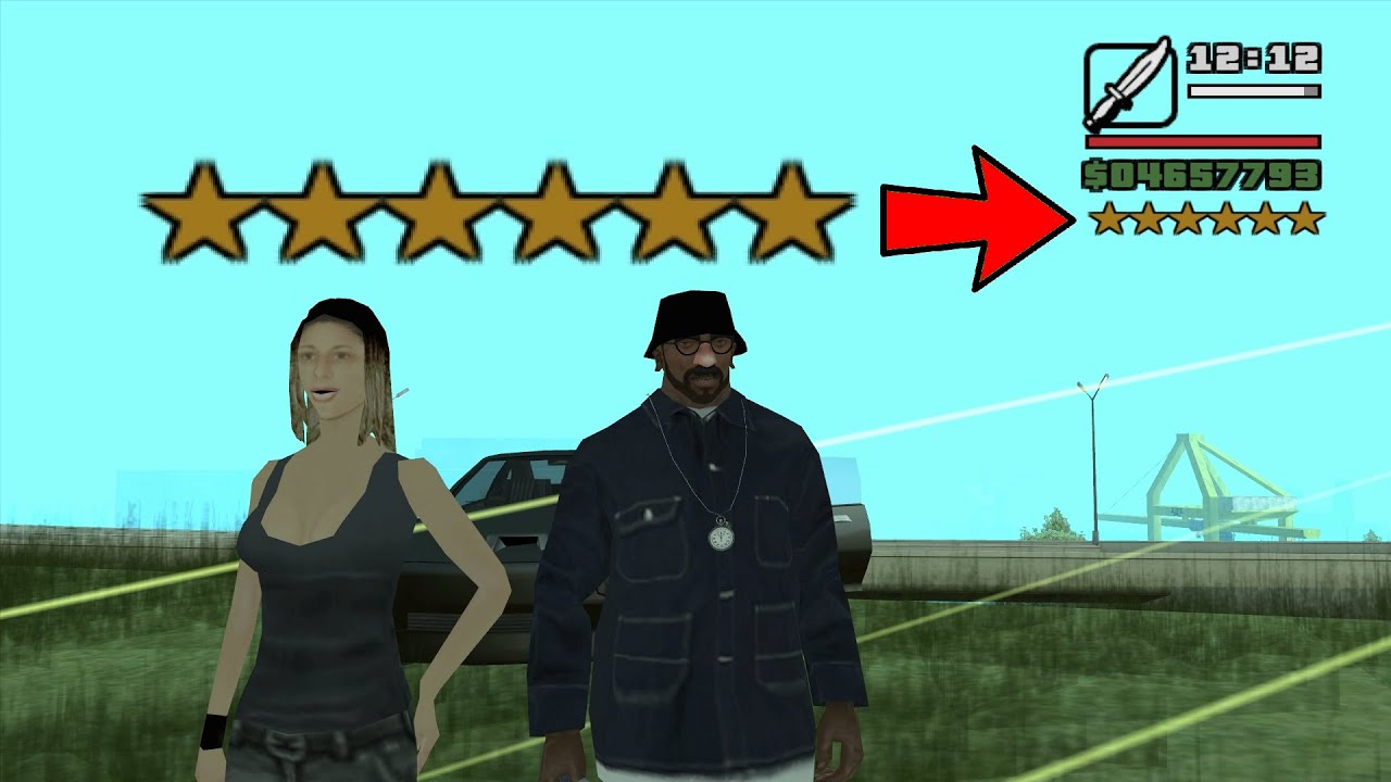 6 Star Wanted Level - Successful date with Michelle - GTA San Andreas ...