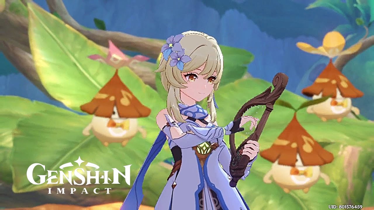The Aranara Song ft. Lumine on Lyre CUTSCENE - Genshin Impact - YouTube