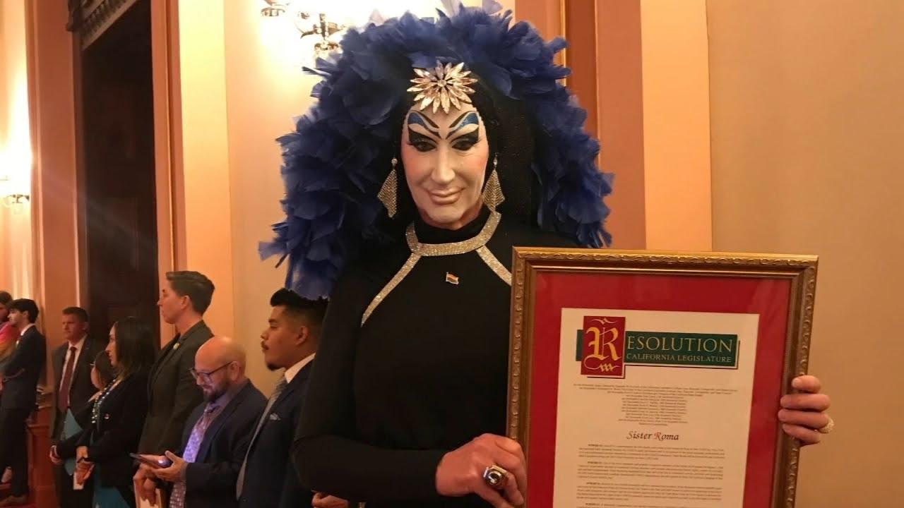 Legendary drag queen, activist Sister Roma honored by CA state ...