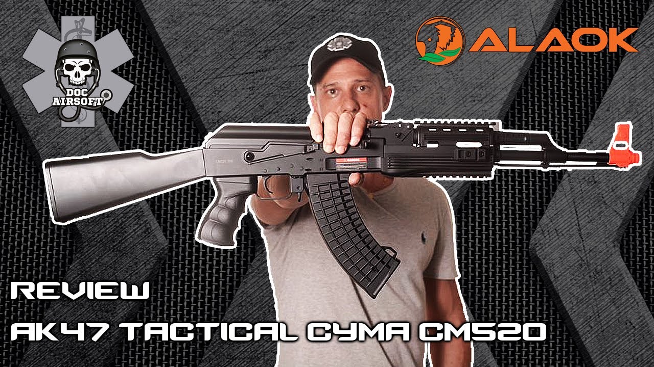 REVIEW | CYMA AK47 TACTICAL CM 520 | AIRSOFT - YouTube