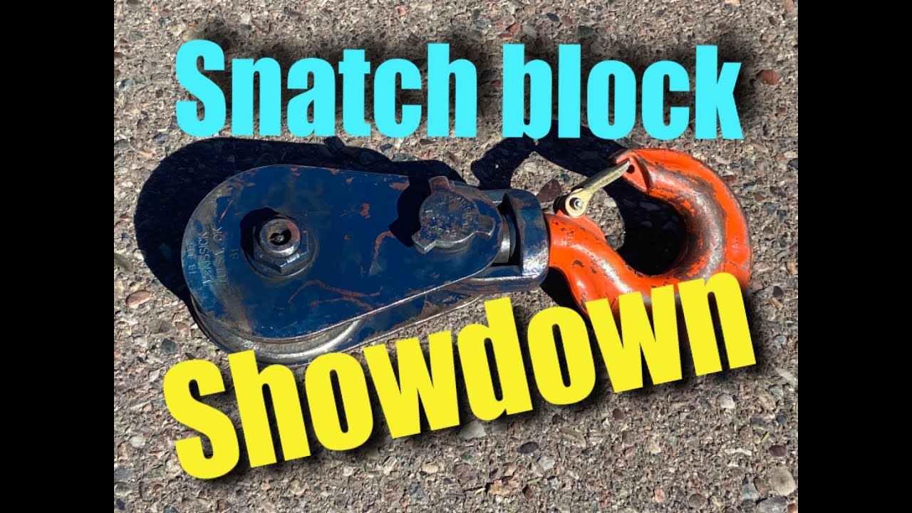 Snatch block Showdown - YouTube