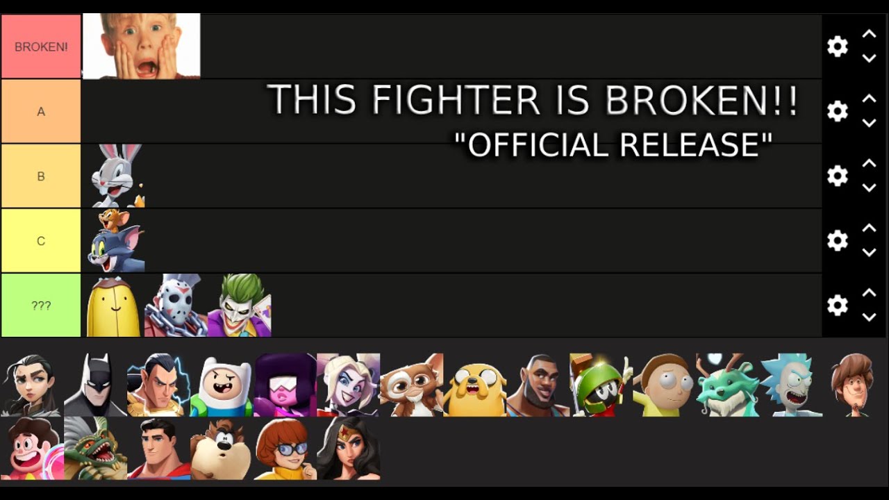 MultiVersus Tier List (Updated 2024) - YouTube