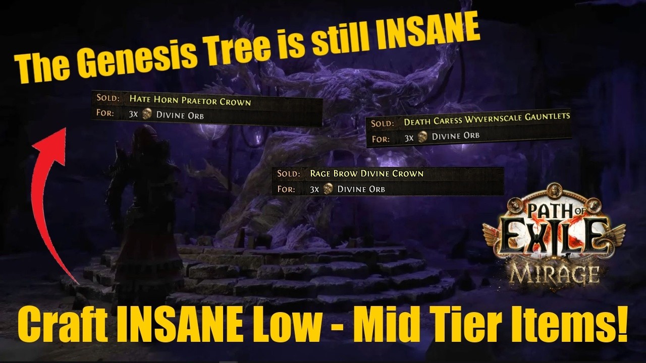 [PoE 3.28] The Genesis Tree is Still INSANE in MIRAGE! (Chill Crafting ...