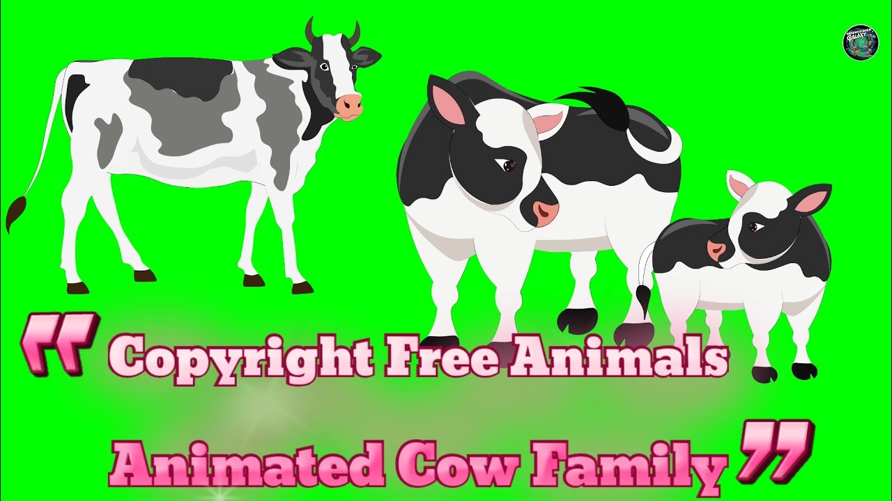 Copyright Free Animated Cow Family|No Copyright Animated Animals ...
