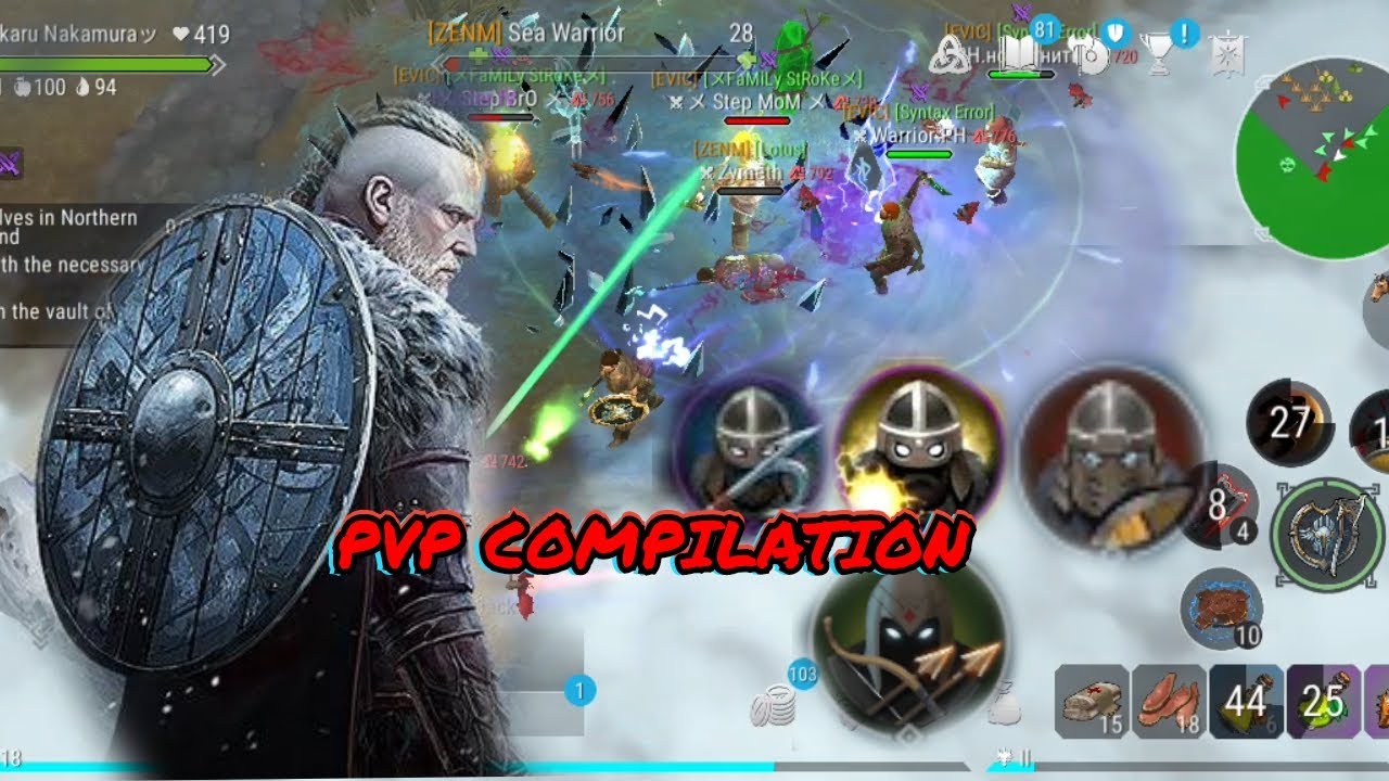 PVP COMPILATION!!! (FROSTBORN: RPG) - YouTube