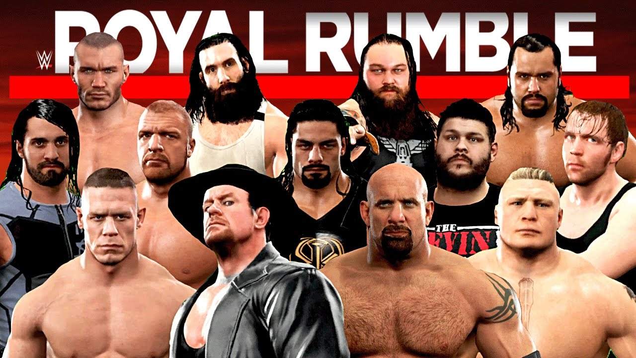 WWE Royal Rumble 2017 Match (WWE 2K17) - YouTube