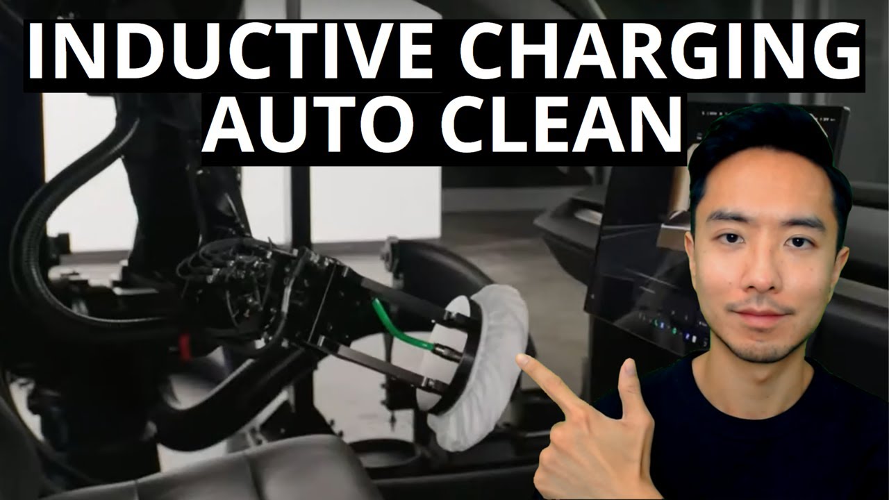 Tesla Inductive Charging and Auto Cleaning for Robotaxi from We Robot ...