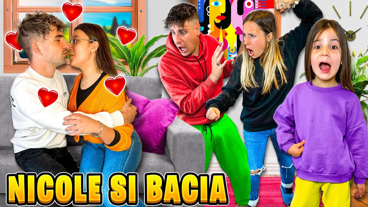 AURORA E PAPA' MIKE SCOPRE CHE ZIA NICOLE BACIA IL SUO MIGLIORE AMICO E ...
