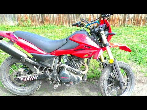 Обзор Viper ZS200GY-2C: мотард по китайски - YouTube