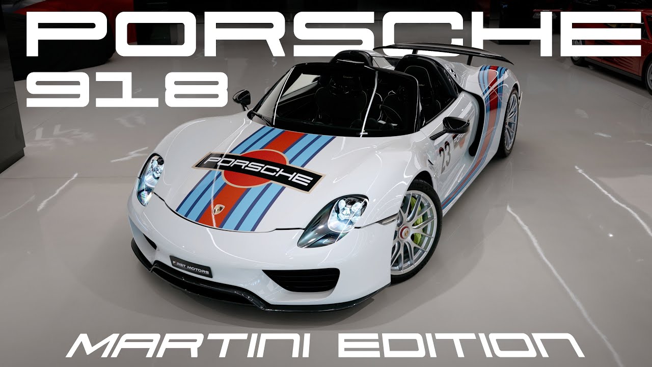 The Porsche 918 Spyder Weissach Kit (Martini edition): A Closer Look at ...