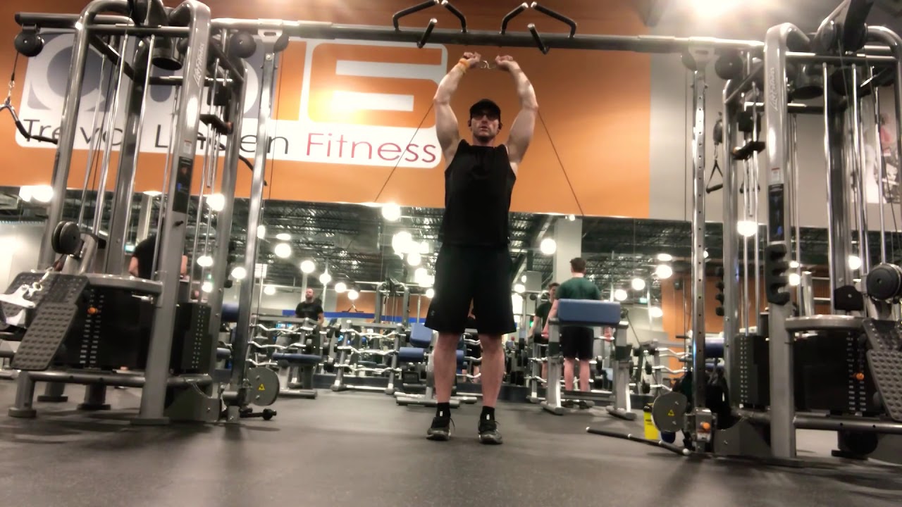 Overhead Cable Side Lateral Raise - YouTube