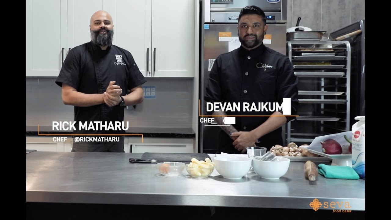 Cooking with Seva with Chef Devan and Chef Rick Matharu - YouTube