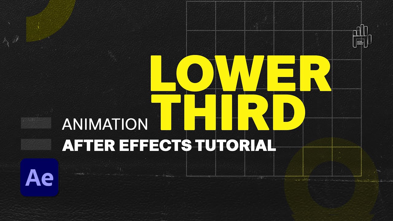Bold Lower Third Animation Tutorial | Title Animation in After Effects ...