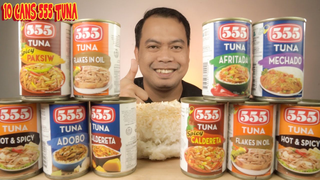 10 CANS 555 TUNA - YouTube