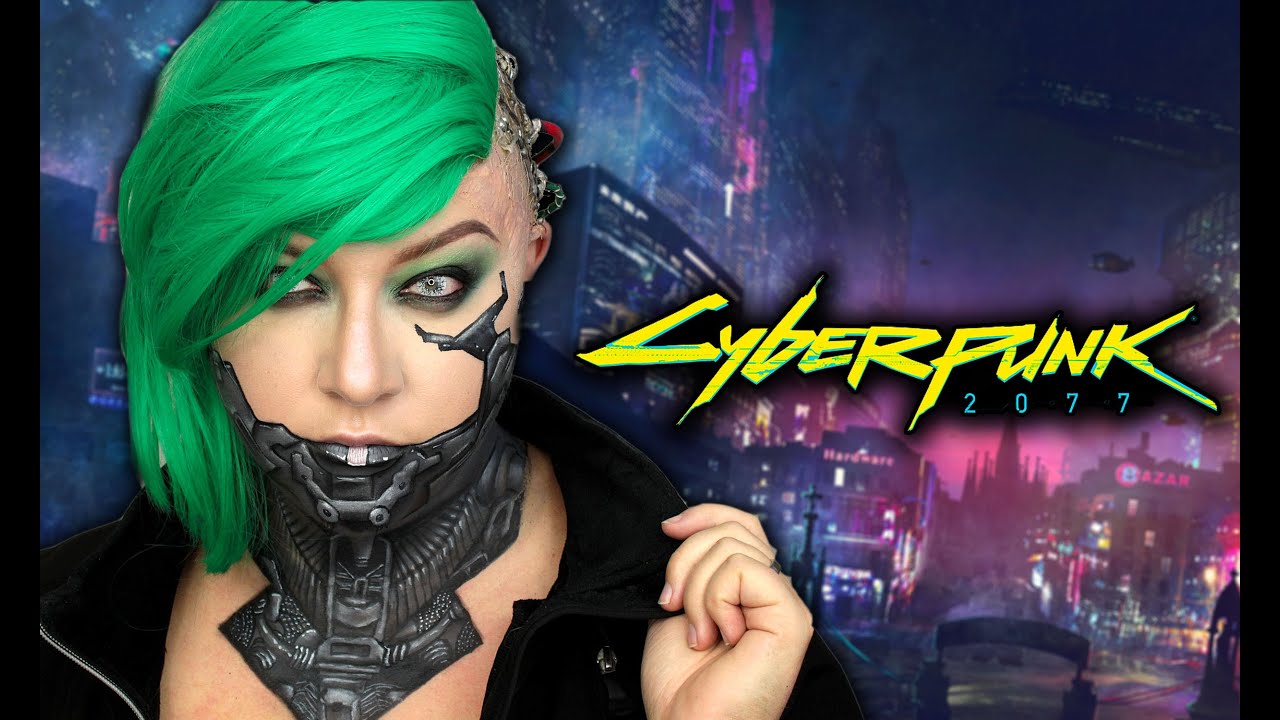 CYBERPUNK 2077: Android Makeup tutorial - YouTube