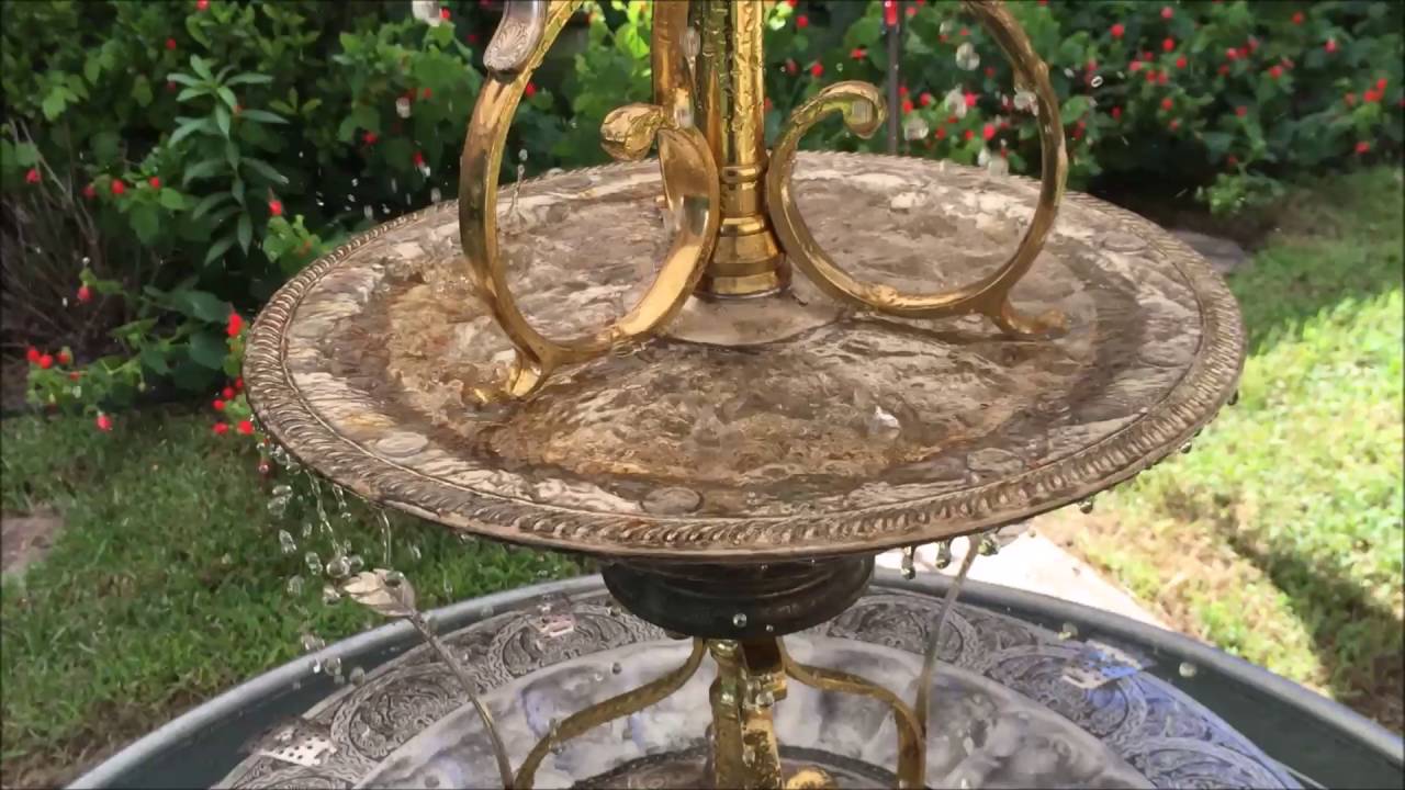 GadgetSponge Upcycled Repurposed Metal Water Fountain 1 - YouTube