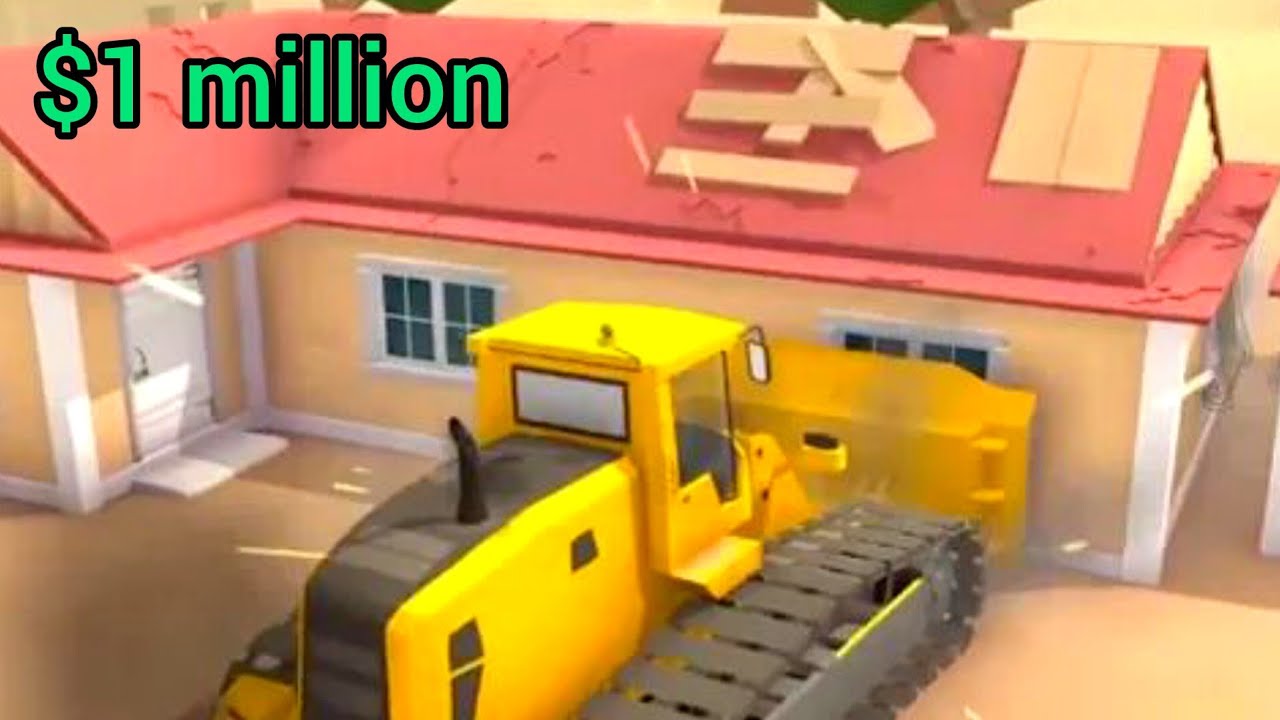 Demolishing a $1 million building / destruction games android - YouTube