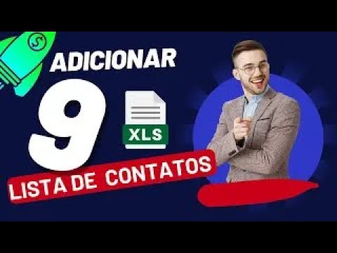 Como colocar 9 em lista de contatos pelo Excel - YouTube
