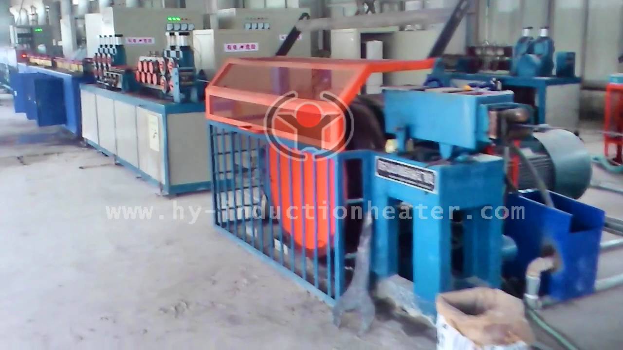 Steel wire rod heating furnace - YouTube