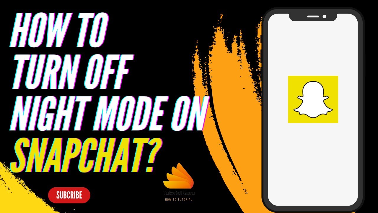 How to Turn Off Night Mode on Snapchat? - YouTube