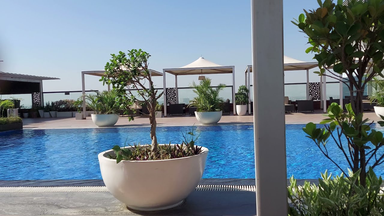 Rooftop Pool at Radisson Blu, Gorakhpur - YouTube