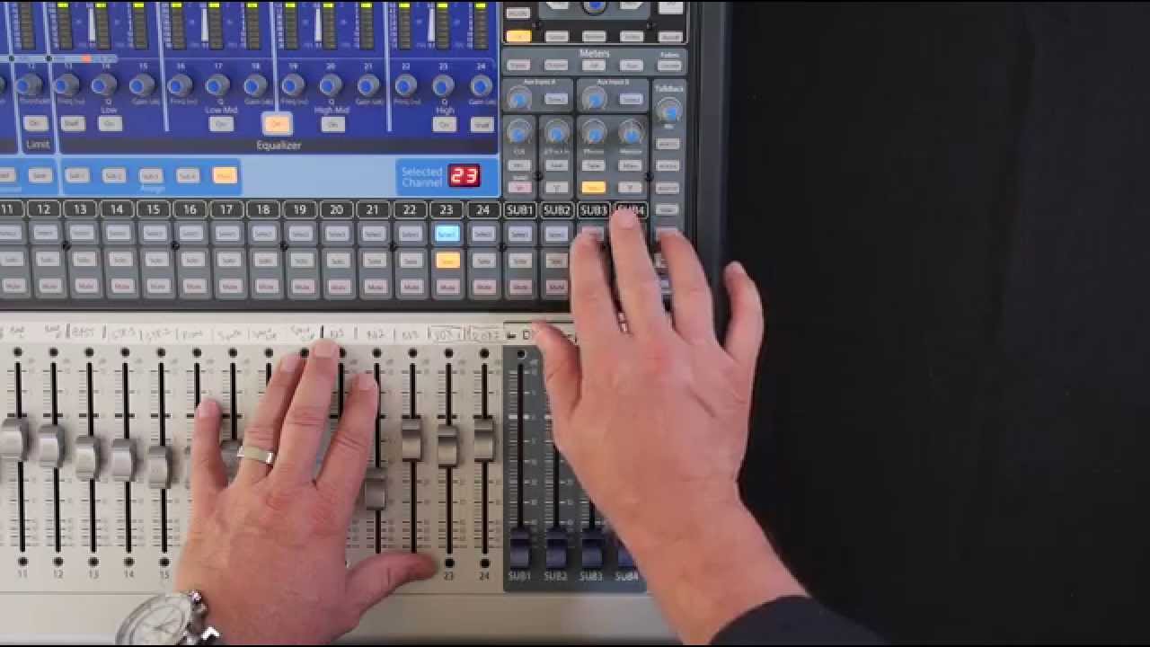 PreSonus StudioLive Control Room Monitoring - (7 of 7) - YouTube