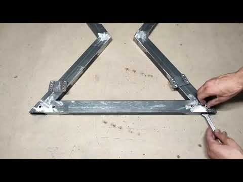 dining table Welded Steel Legs how to make table legs - YouTube
