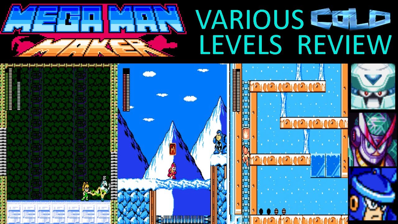 ロックマン Mega Man Maker - Various Cold Levels Review - YouTube