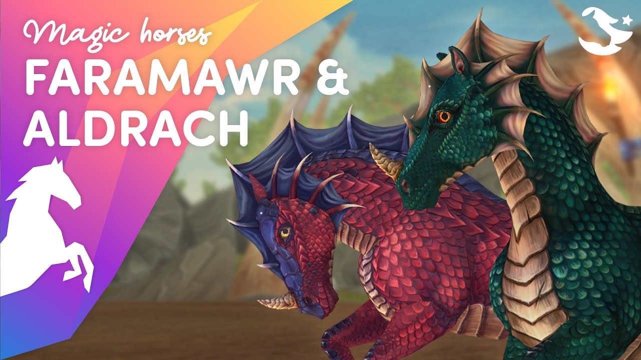 Meet Faramawr & Aldrach 🐉 | Star Stable Magic Horses - YouTube