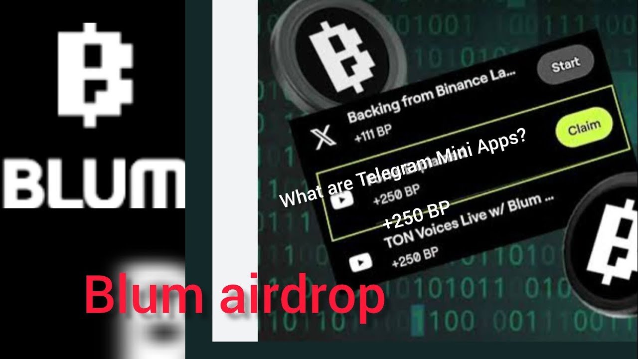 How to Blum What are Telegram Mini Apps? ll Blum airdrop lunch Date ll ...