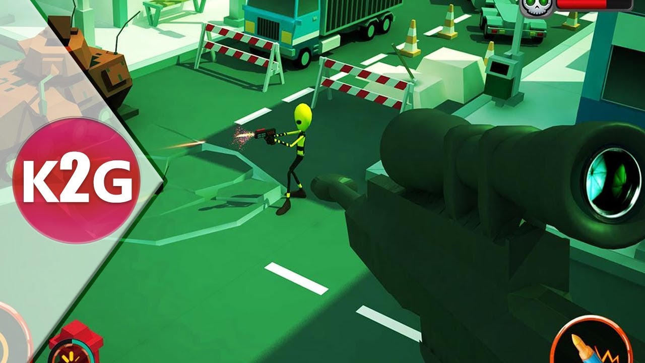 Frontline Alien Shooter Free FPS Android Gameplay HD For Kids - YouTube