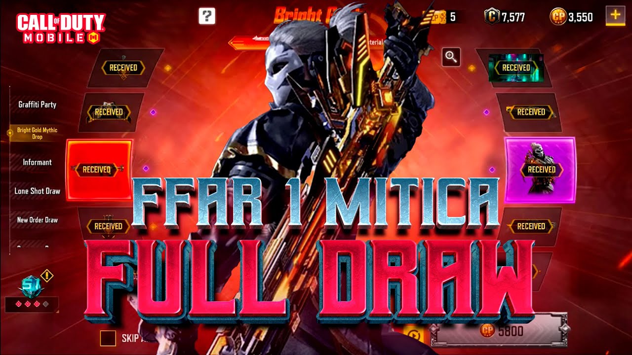 RULETA FFAR 1 MITICA COMPLETA | FULL DRAW 👻👍 | CALL OF DUTY MOBILE 🤯🚨 ...