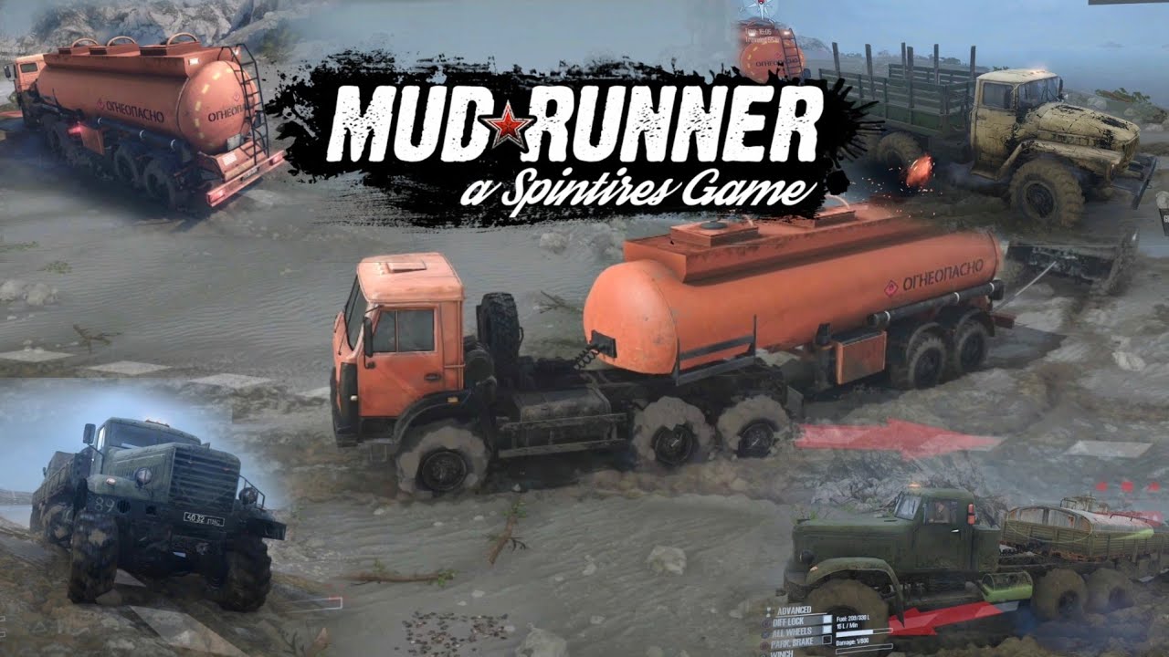 (Mudrunner) Off-road gameplay (challenge 6) - YouTube