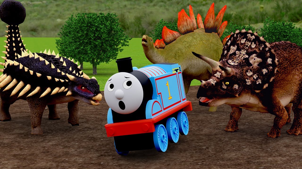 Thomas the Train in the Jurassic World of Dinosaurs - Episode 01 - YouTube