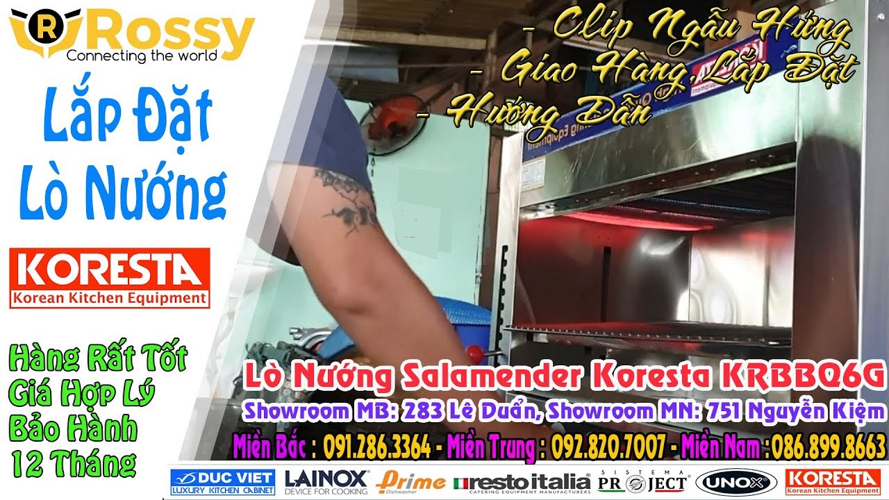 Bàn giao Lò Nướng Salamander Koresta cho nhà hàng Trung Toàn, Ấp 1, Mỹ ...