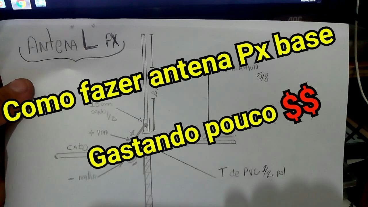 COMO FAZER ANTENA PX BASE , GASTANDO POUCO ! - YouTube