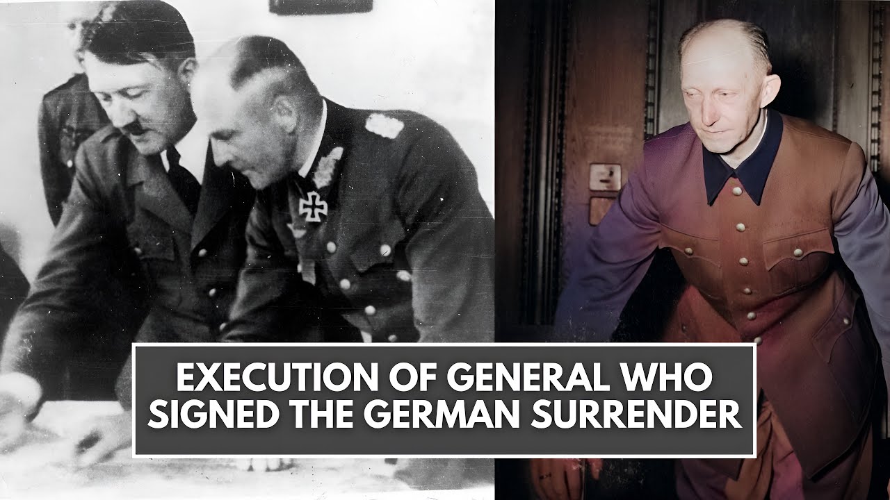 Execution Of Hitler's Most Loyal General Alfred Jodl - YouTube