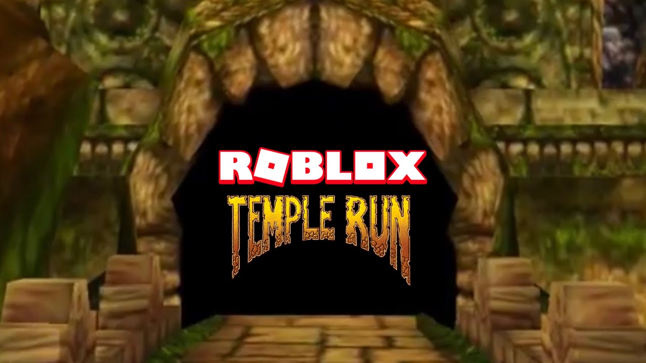 Temple run in ROBLOX!? - Roblox animation - YouTube